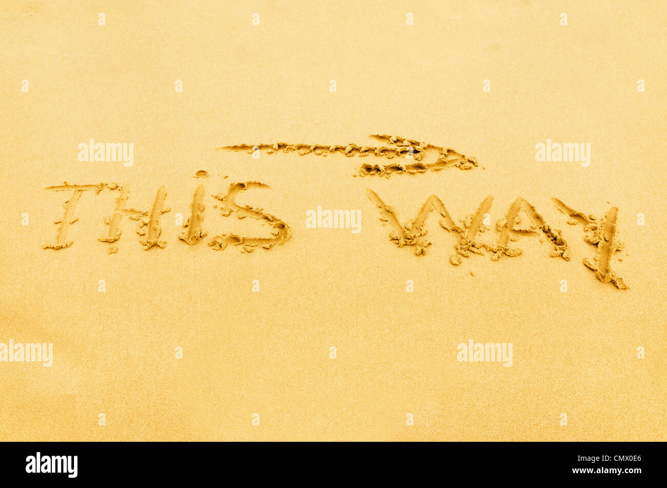 See your way word hi-res stock photography and images - Alamy