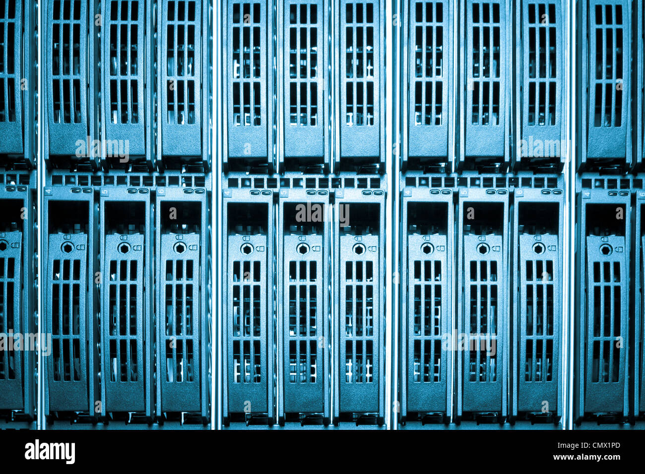 Data center with hard drives Stock Photo - Alamy