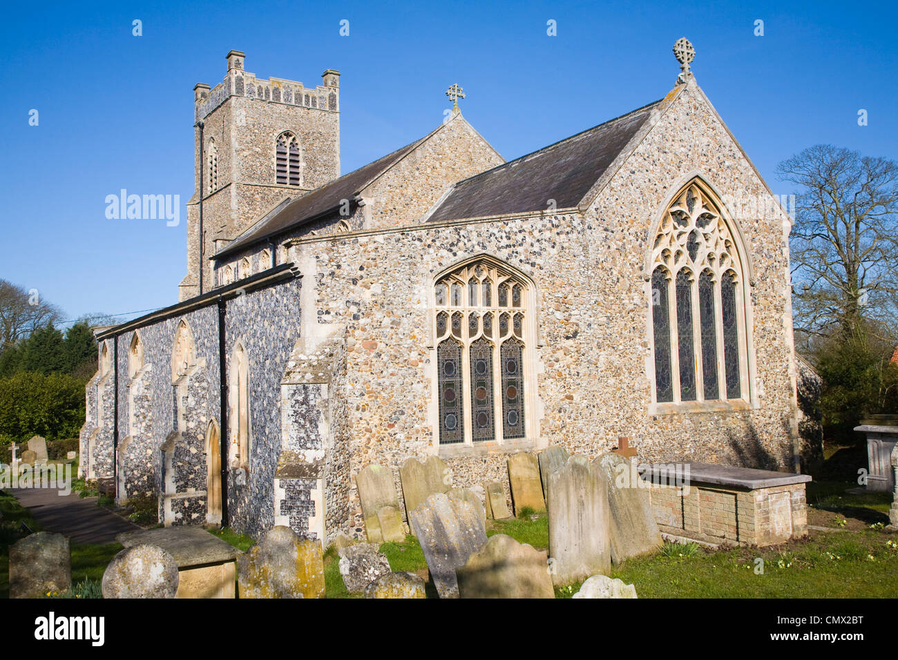 Saint John the Baptist church, Saxmundham, Suffolk, England Stock Photo ...