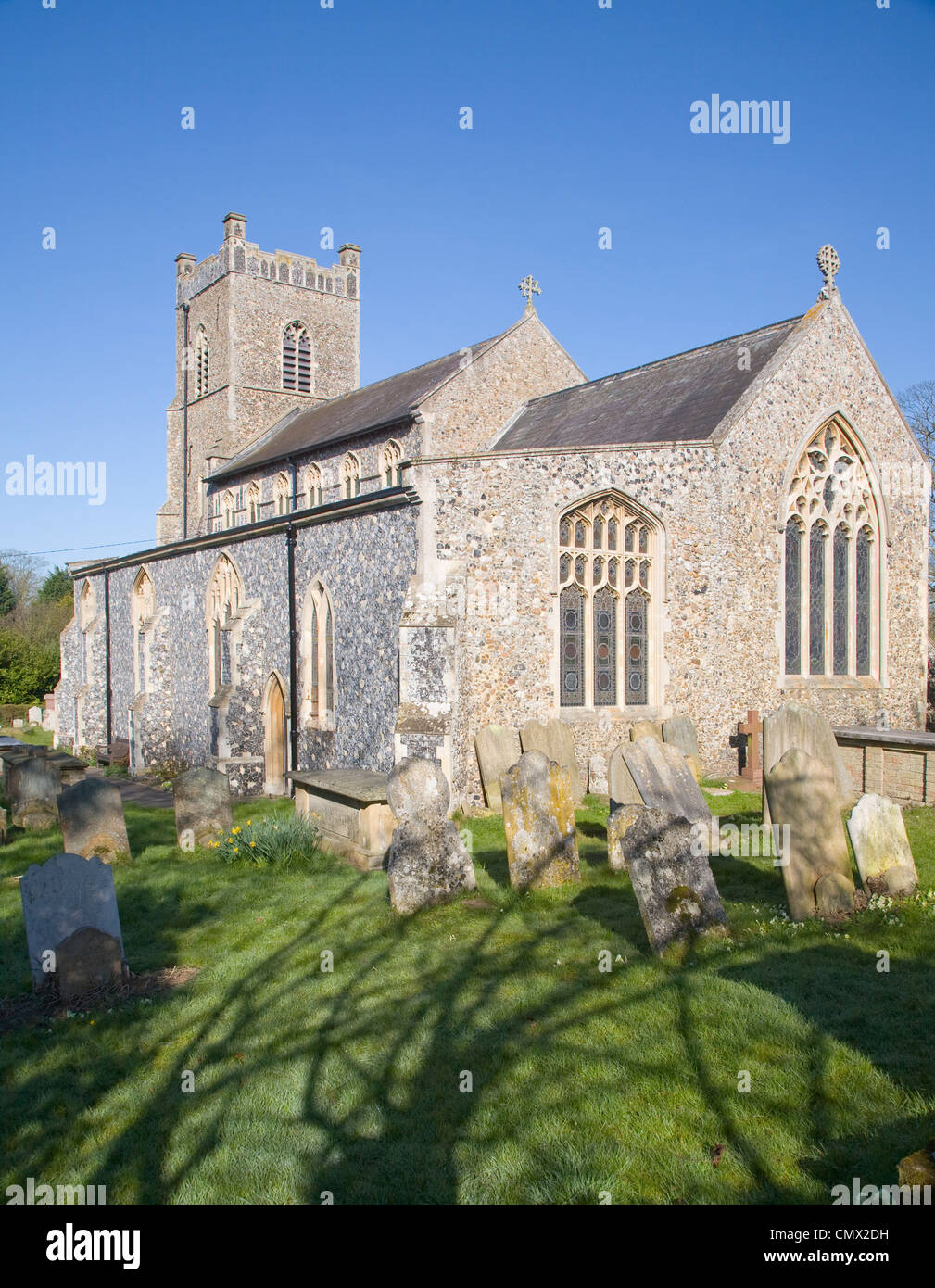 Saint John the Baptist church, Saxmundham, Suffolk, England Stock Photo ...