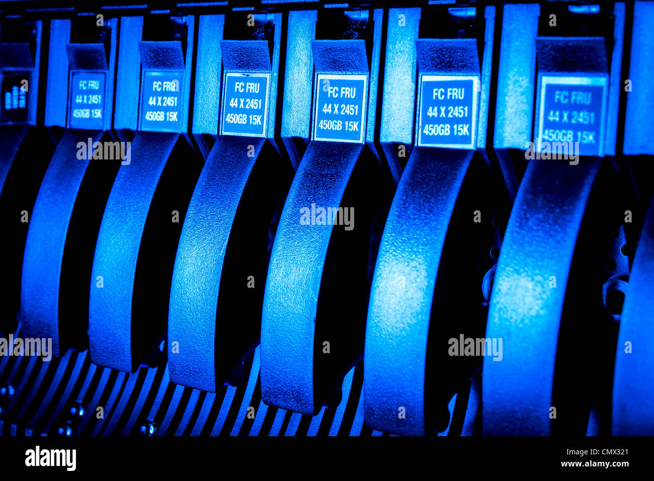 Detail of hard drive cluster in data center Stock Photo - Alamy