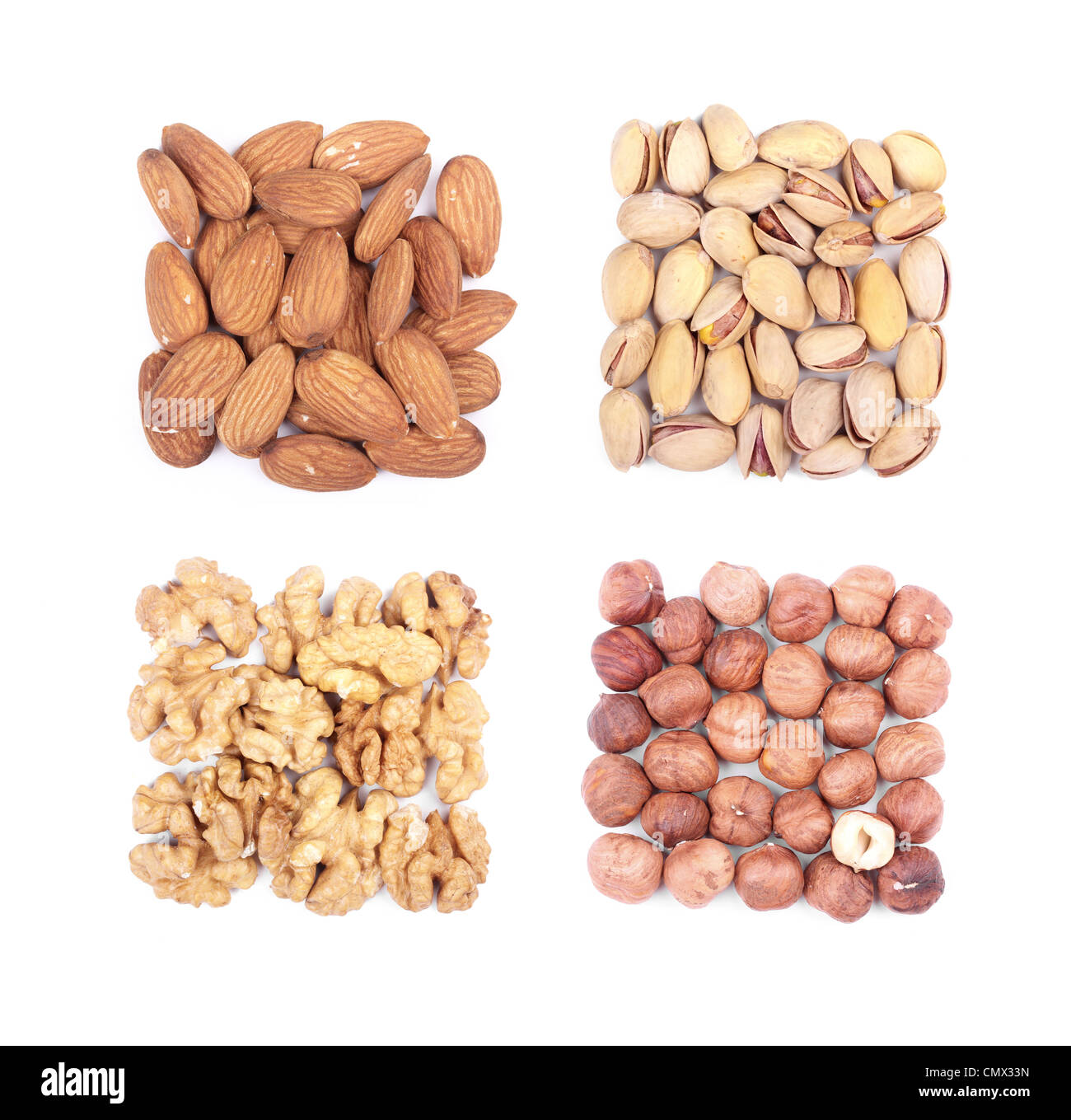 Raw organic pecan nuts pattern hi-res stock photography and images - Alamy