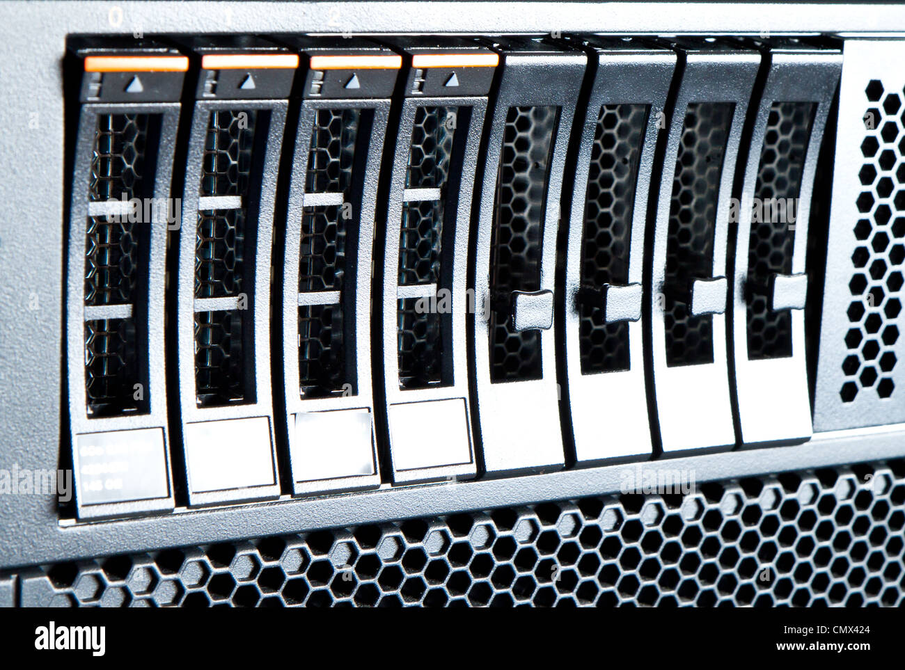 Detail of hard drive cluster in data center Stock Photo - Alamy