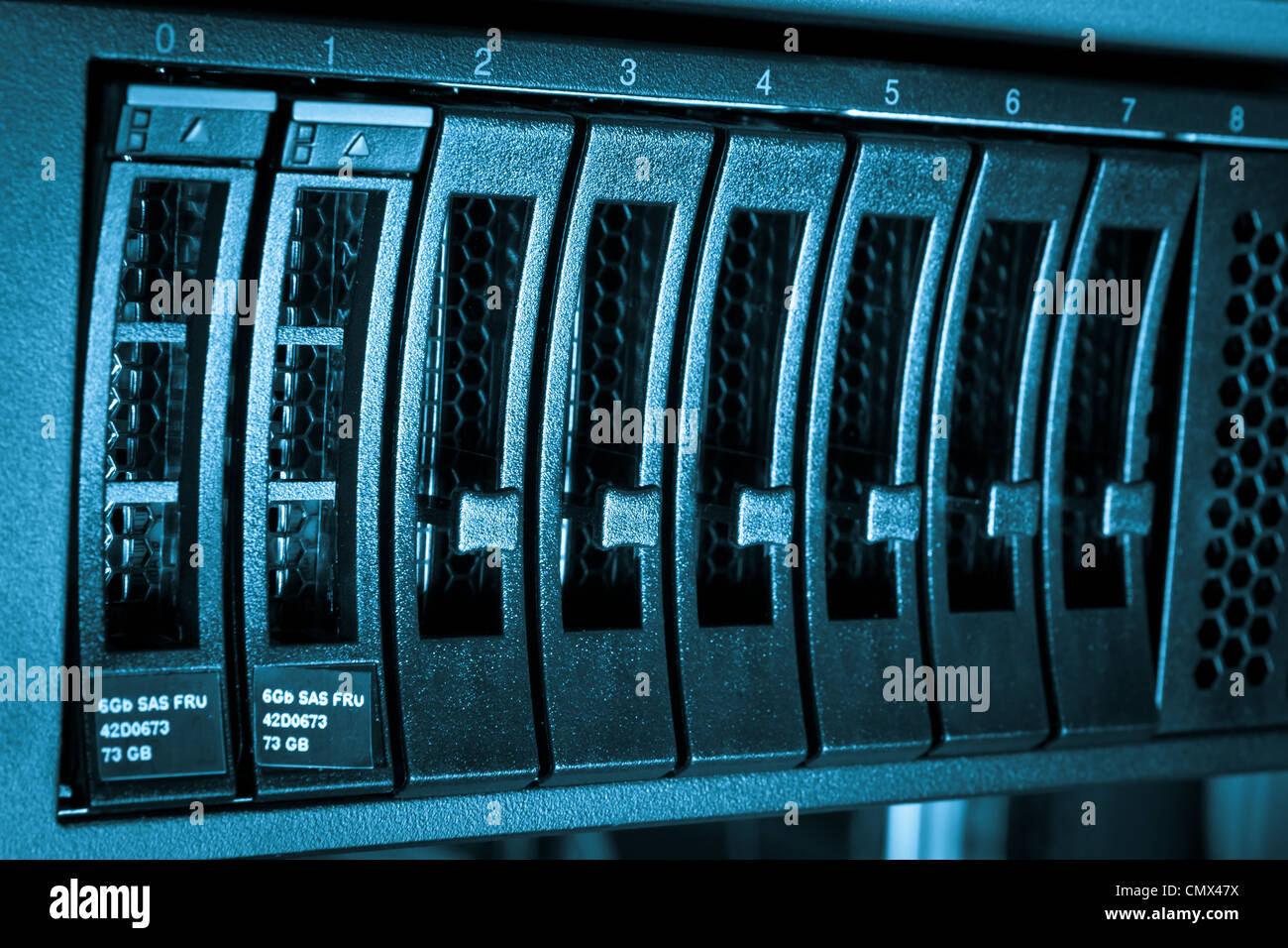 Detail of hard drive cluster in data center Stock Photo - Alamy