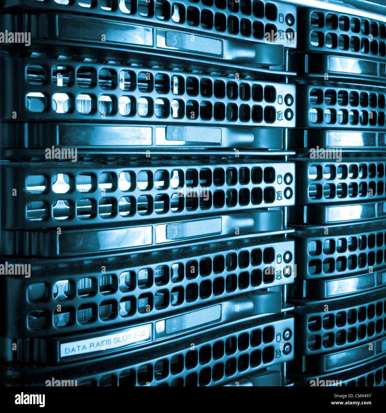 Data center with hard drives Stock Photo - Alamy