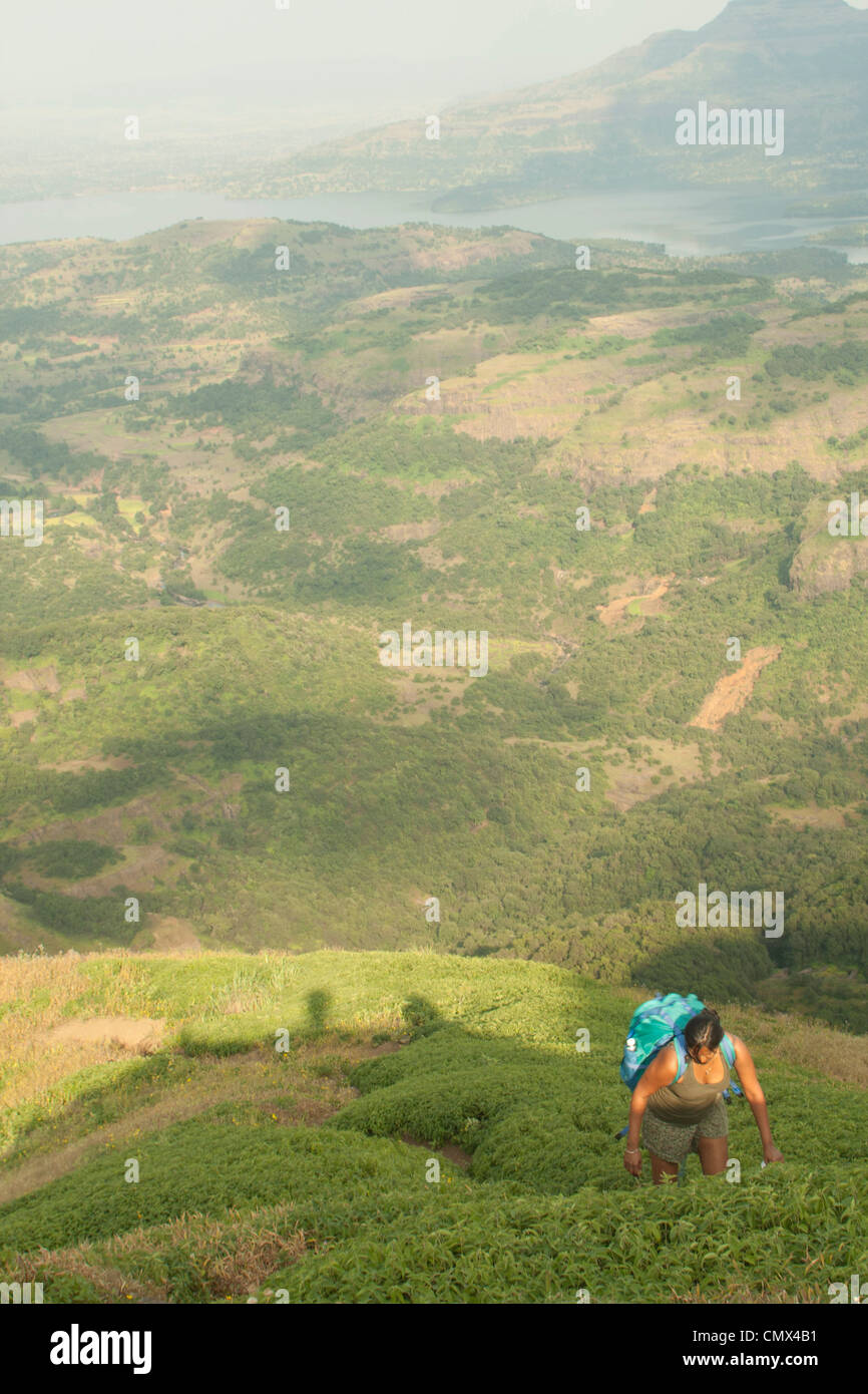 Backpack india hi-res stock photography and images - Alamy