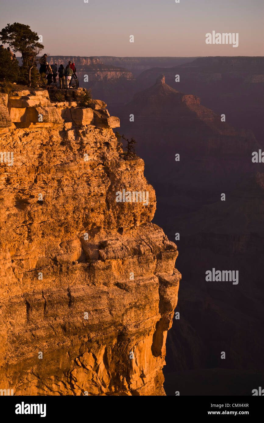 USA, Arizona, View of Yavapai Point at Grand Canyon National Park Stock ...
