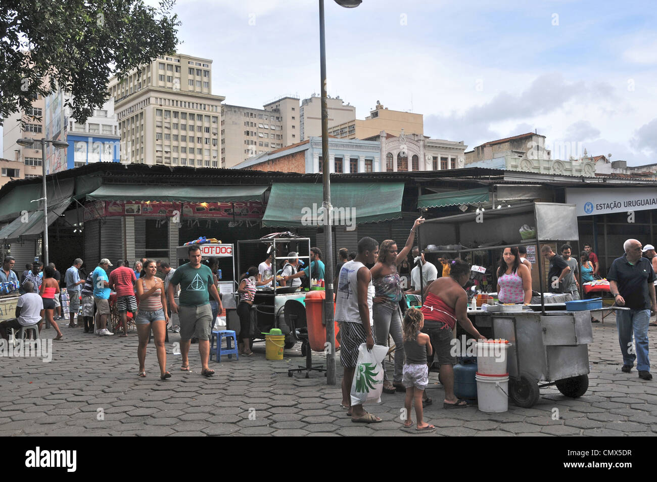 street market Uruguaia Rio de Janeiro Brazil Stock Photo - Alamy
