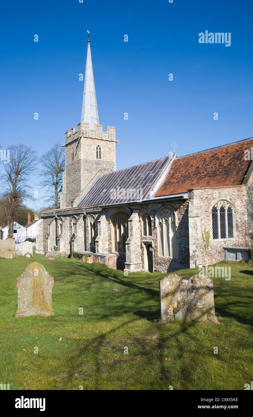 Parish Church Saint Peter village Yoxford, Suffolk, England Stock Photo ...