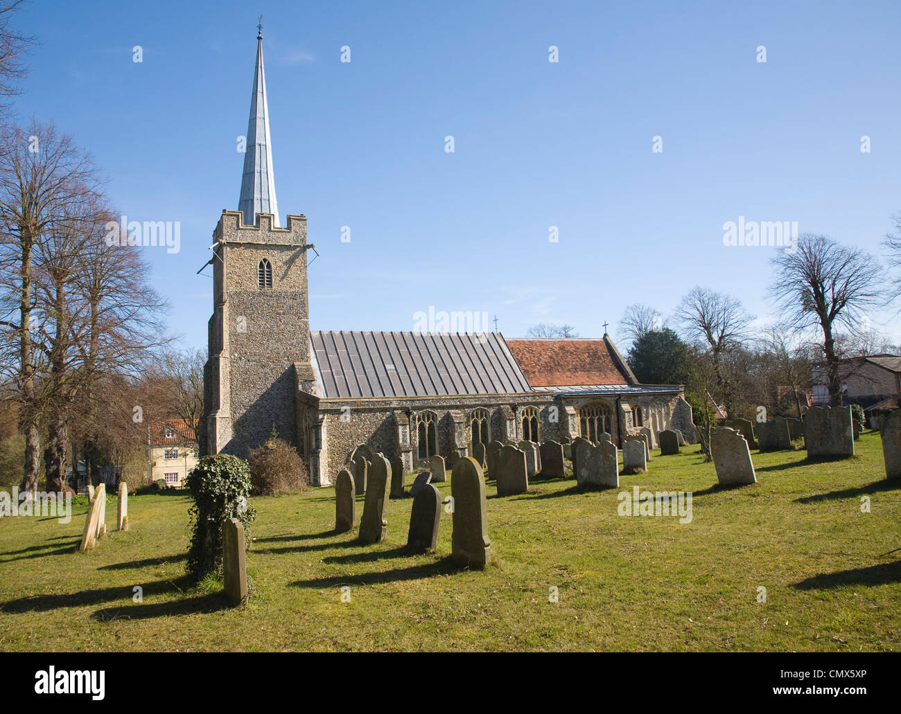Parish Church Saint Peter village Yoxford, Suffolk, England Stock Photo ...