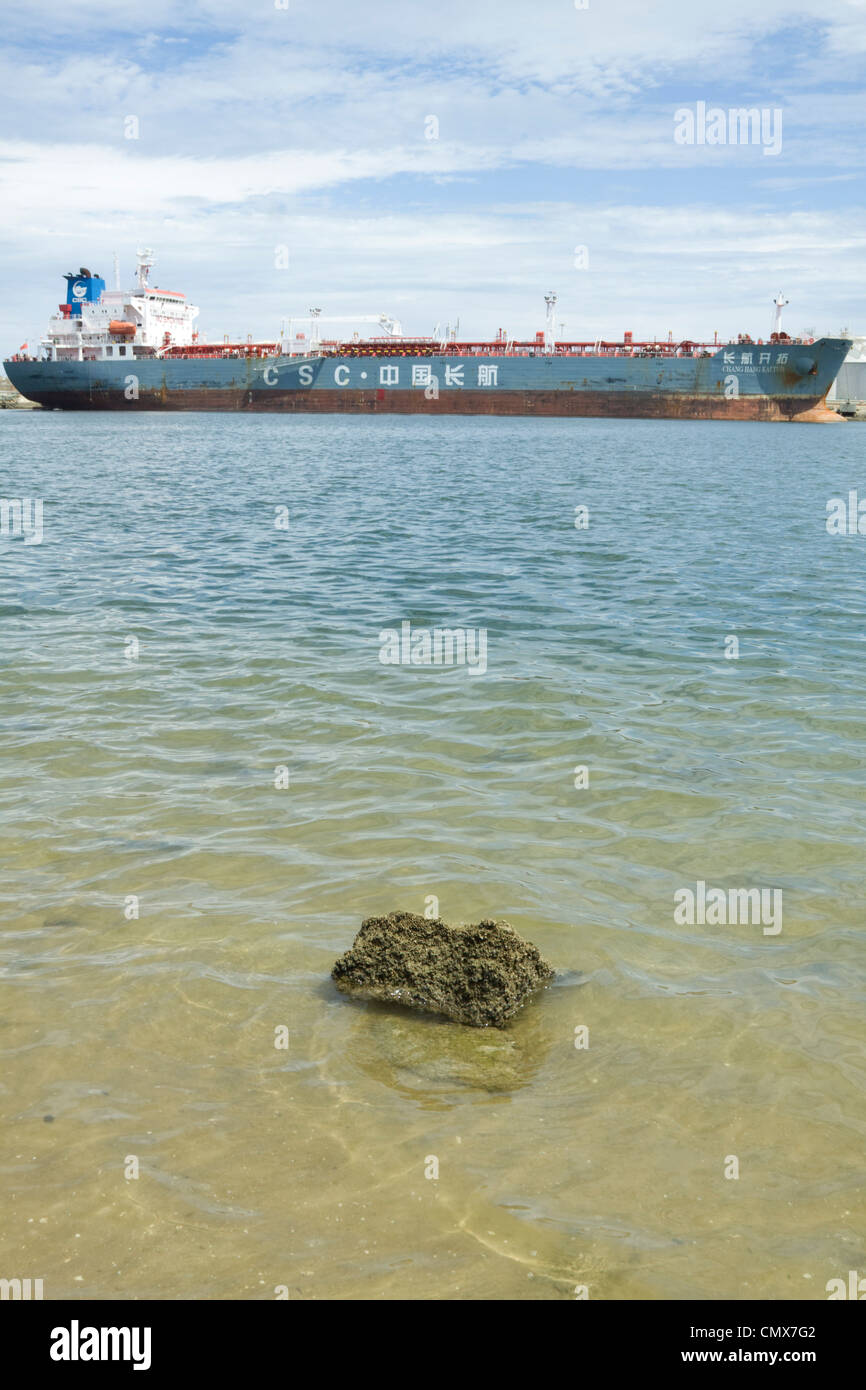 Cargo ship in Port Adelaide. Adelaide, Australia Stock Photo - Alamy