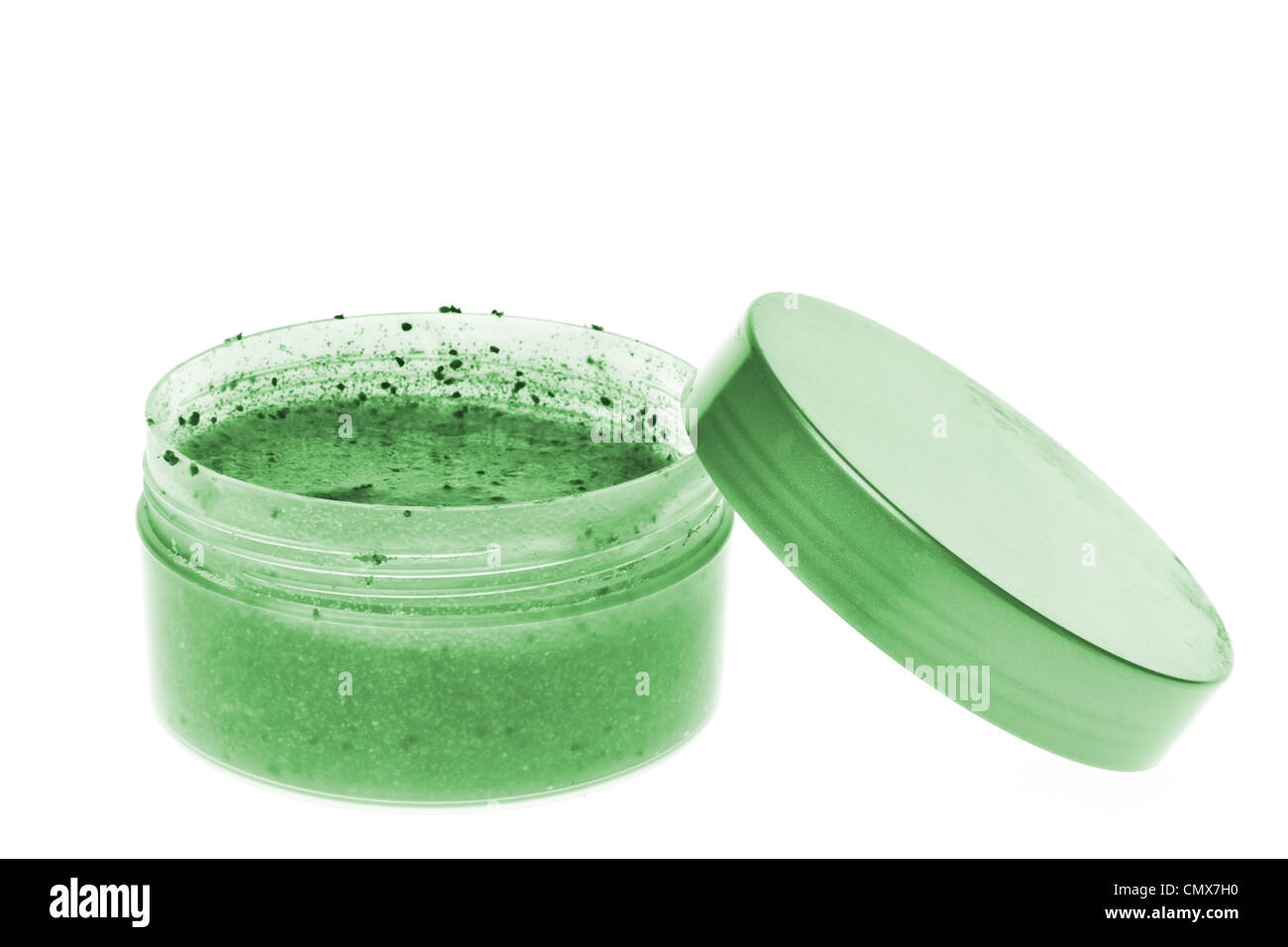 body scrub isolated on white background Stock Photo - Alamy