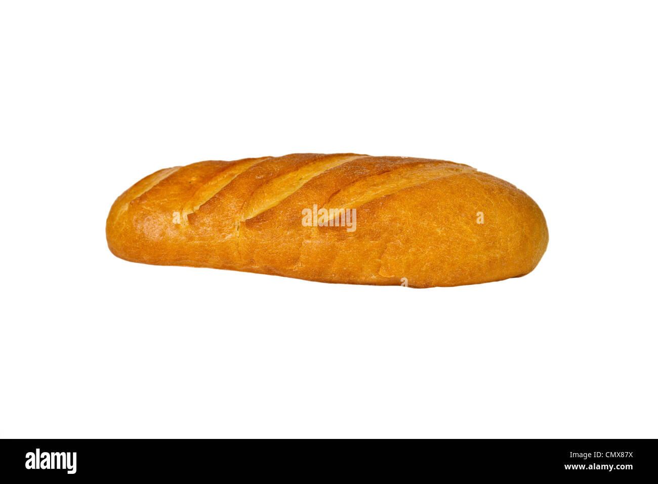 a long loaf of the soft baked white tommy Stock Photo - Alamy