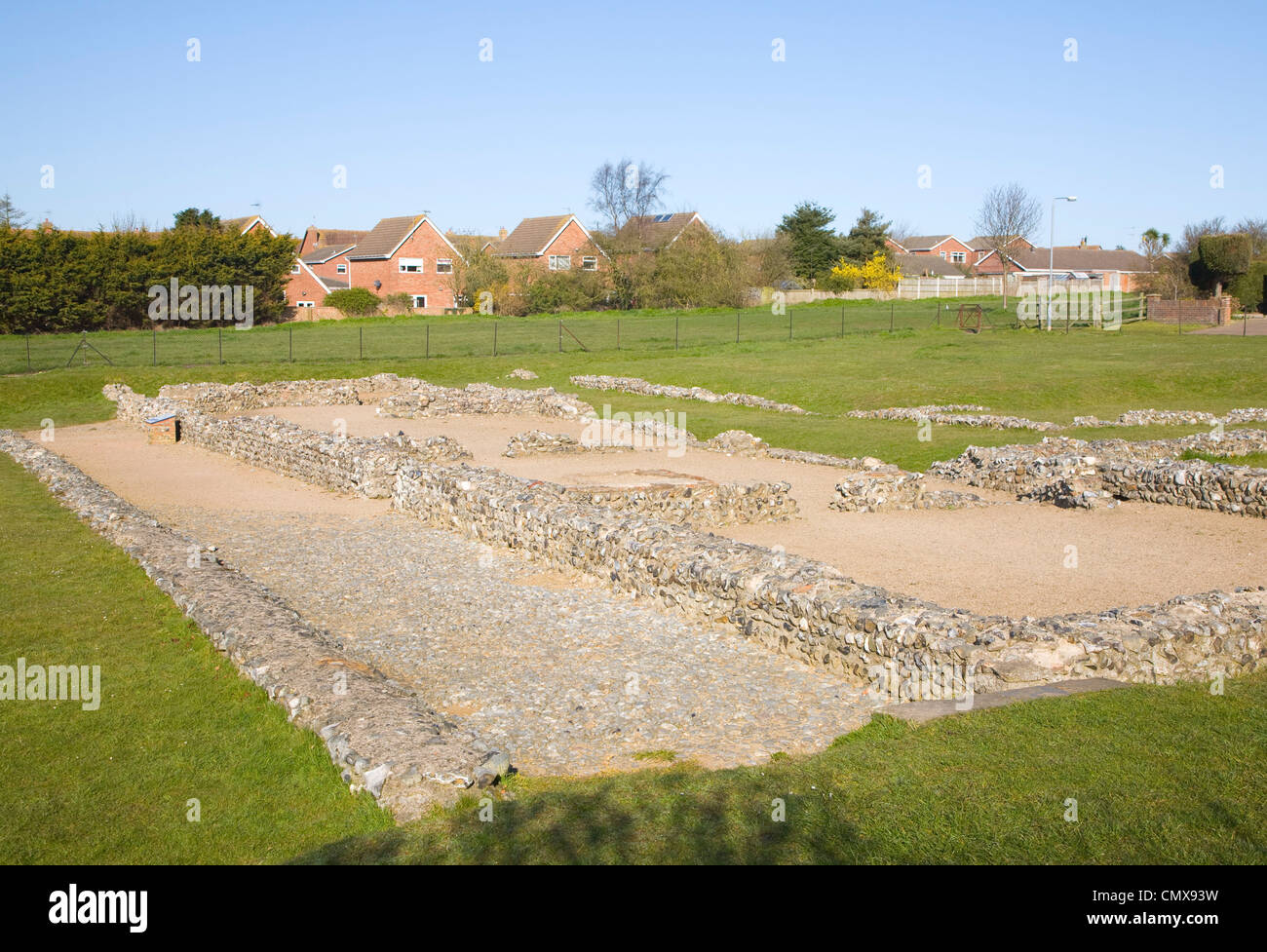 Roman fort at Caister on Sea, Norfolk, England Stock Photo - Alamy