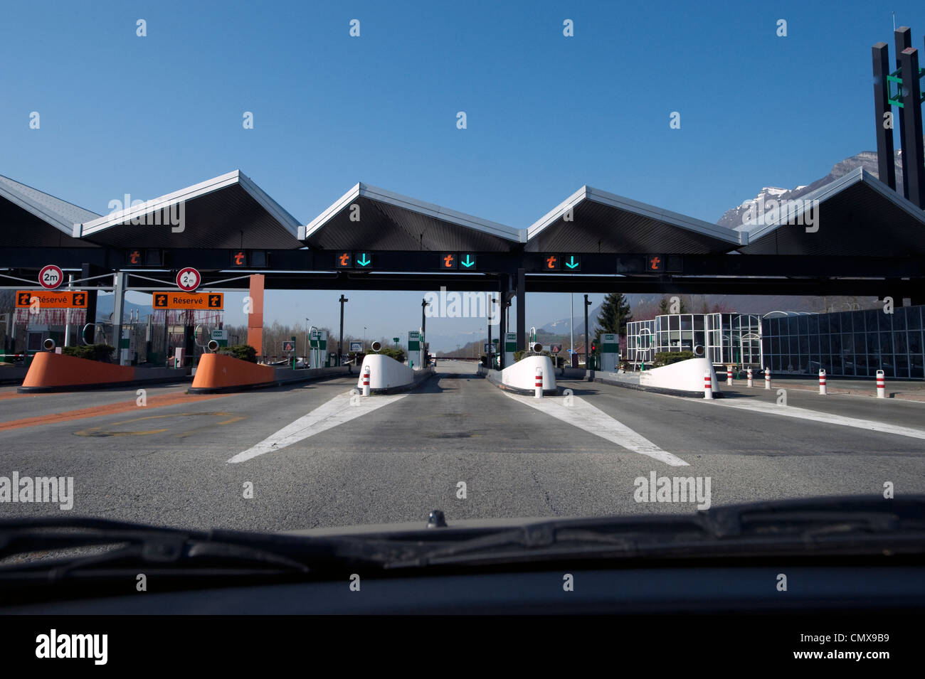Driving on the french alps hi-res stock photography and images - Alamy