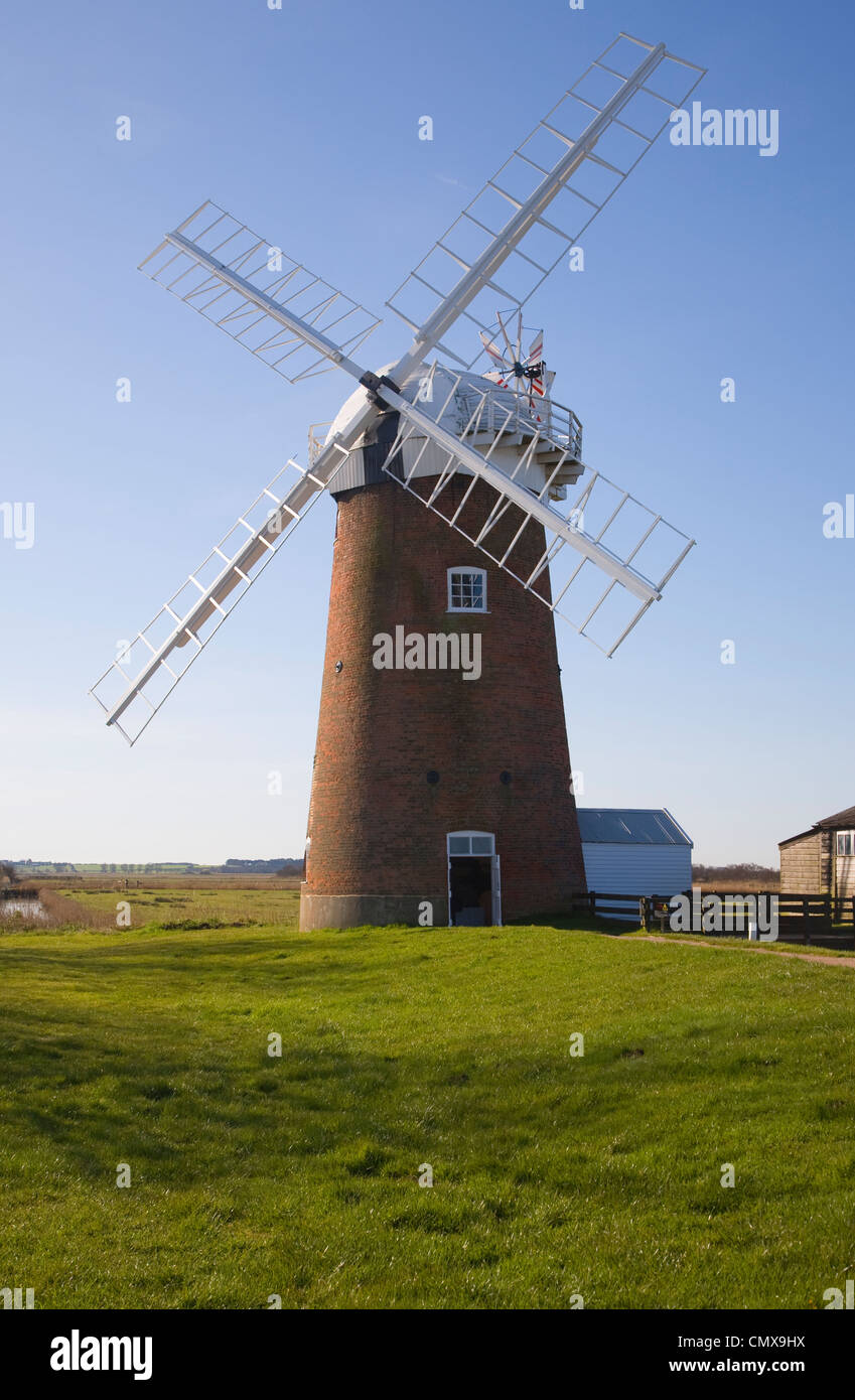 Horsey windmill Norfolk England Stock Photo - Alamy