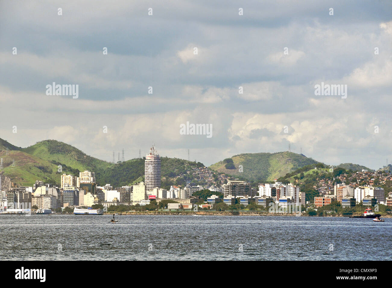 Niteroi city view from Rio de Janeiro Brazil Stock Photo - Alamy