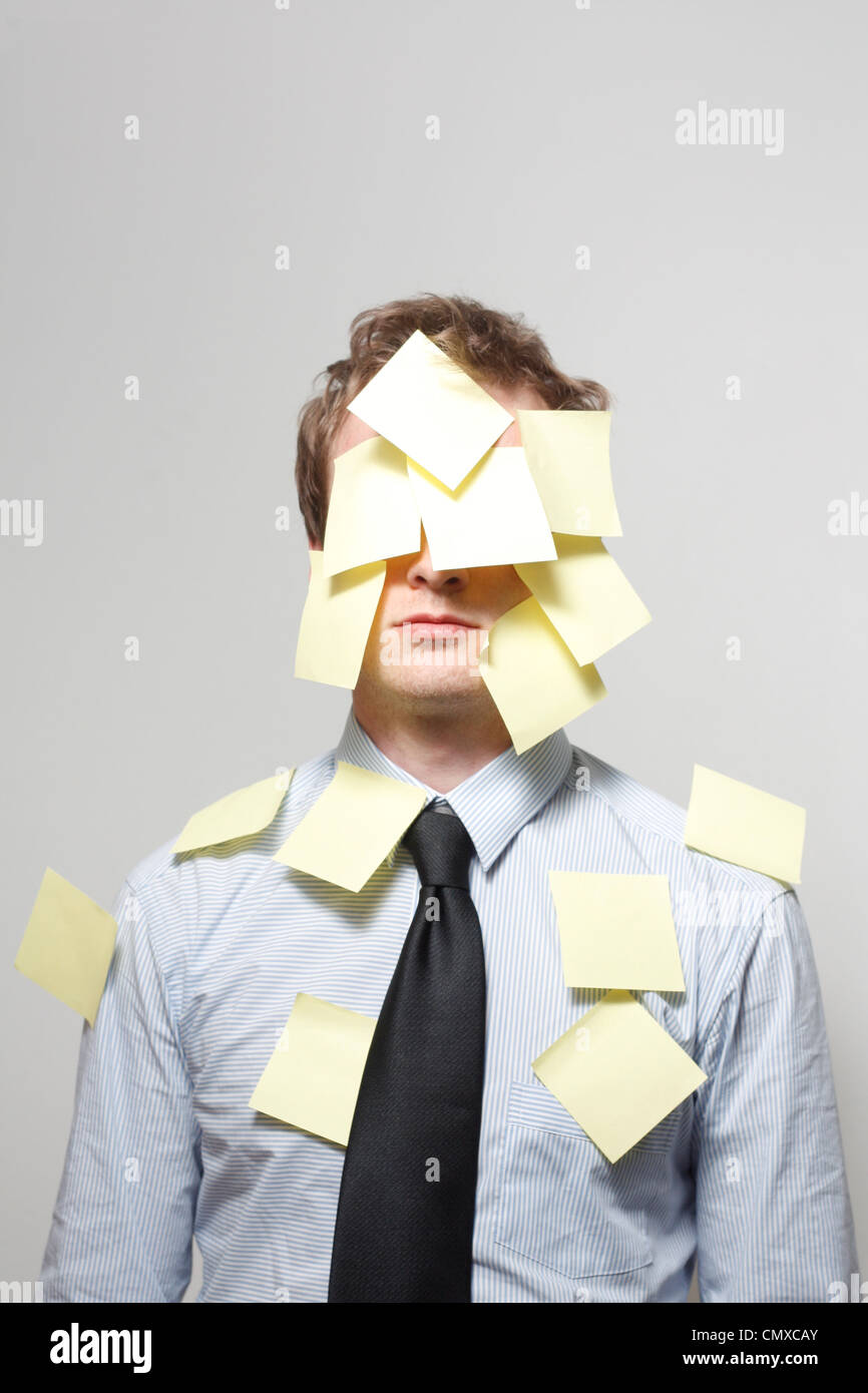 Covered in post it notes hi-res stock photography and images - Alamy