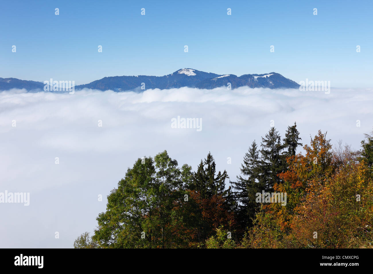 Germany, Bavaria, Upper Bavaria, View of mountain Stock Photo - Alamy