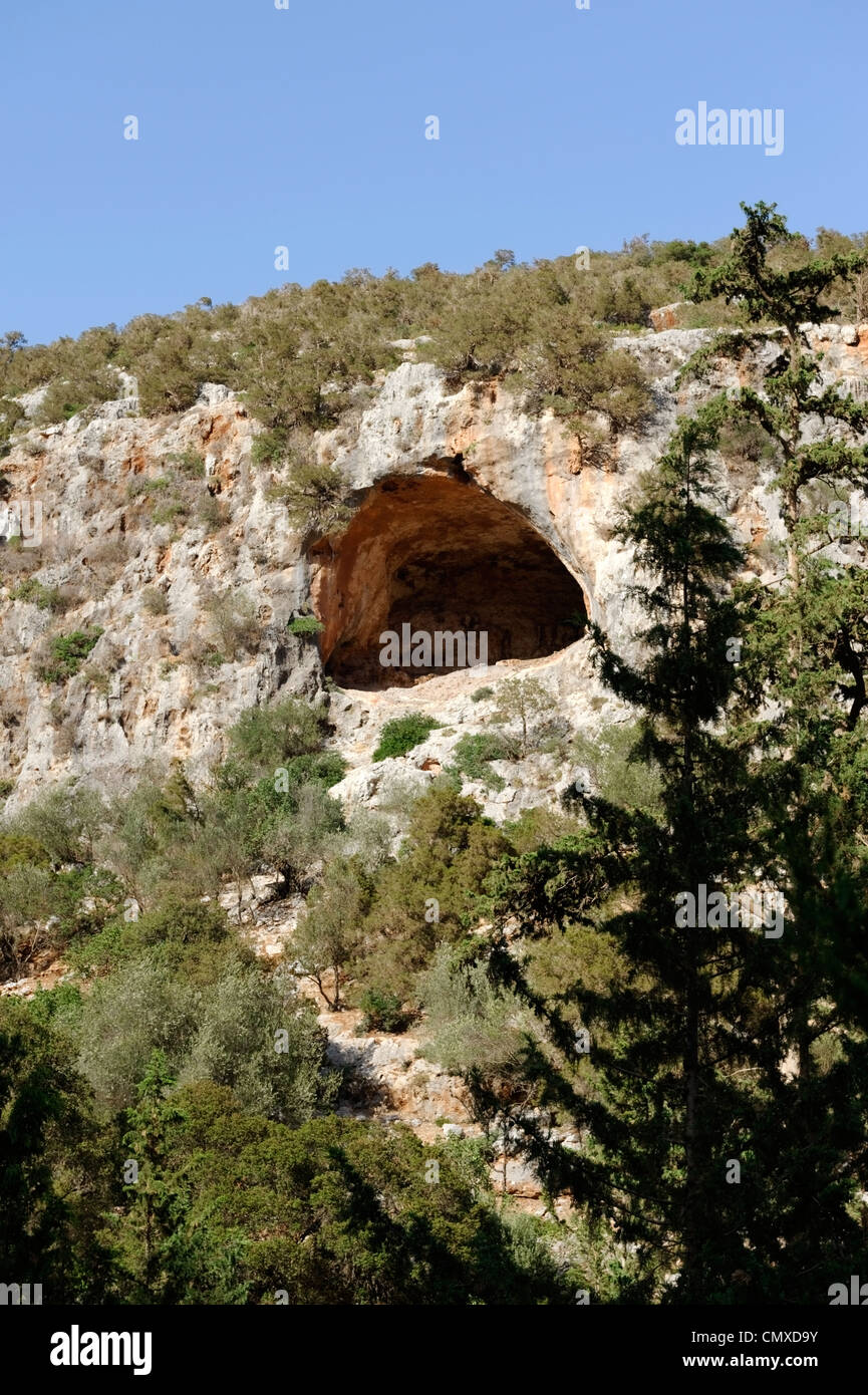 Wadi al Kuf. Cyrenaica. Libya. View of the spectacular scenery of the ...