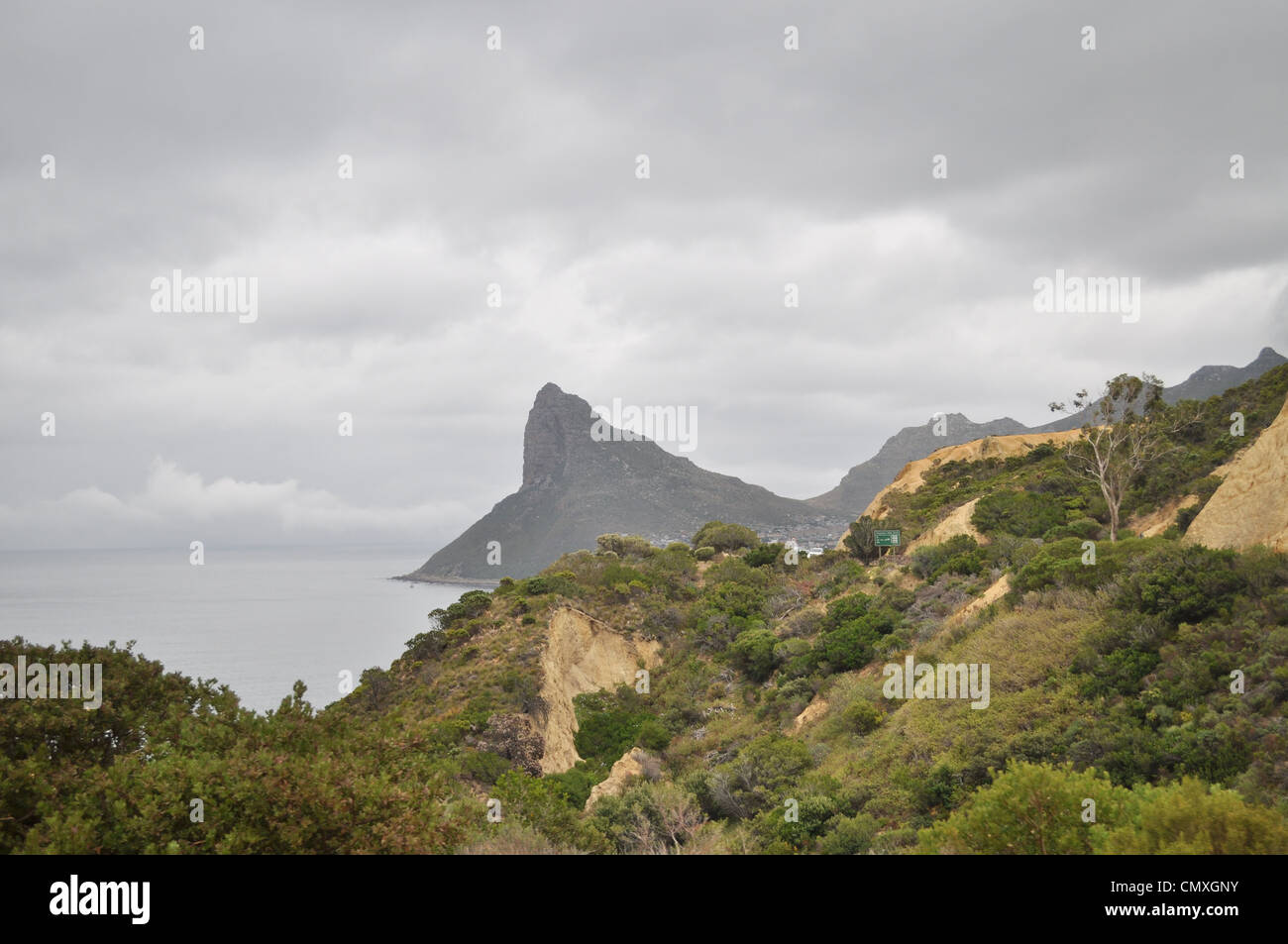 capetown coastline scene with atlantic ocean Stock Photo - Alamy