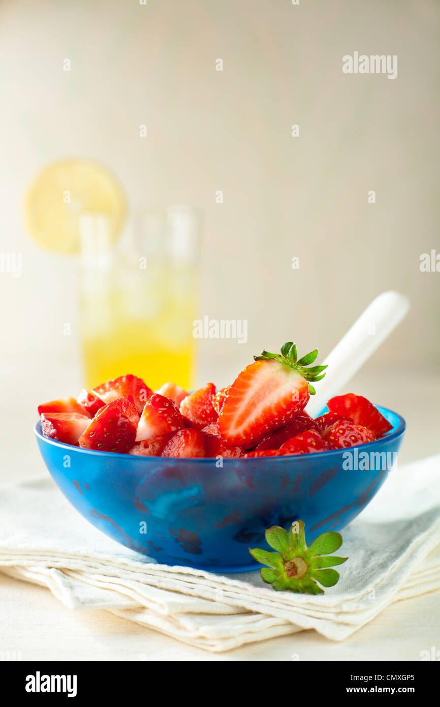 Pieces Of Strawberry High Resolution Stock Photography and Images - Alamy