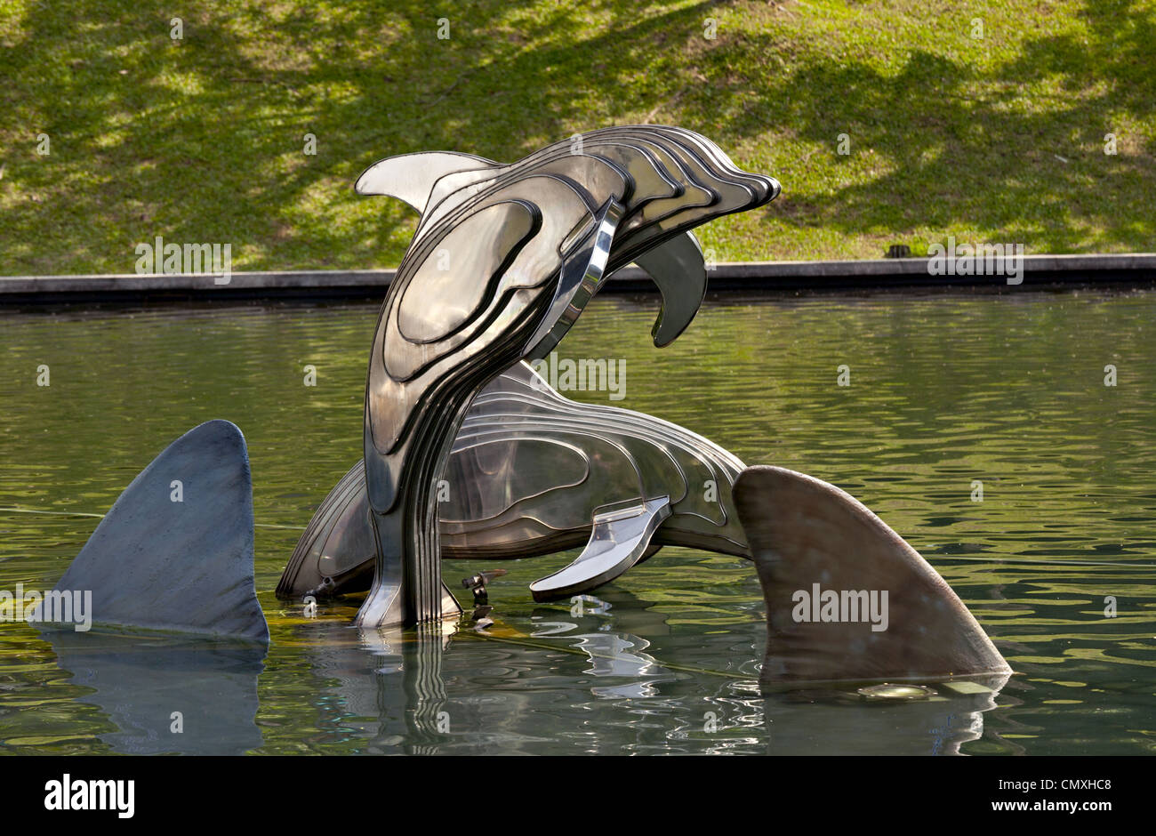 Dolphins from KLCC park, Kuala Lumpur, Malaysia Stock Photo - Alamy