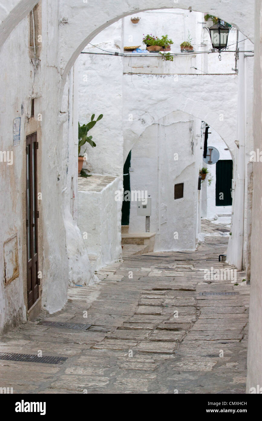 Ostuni typical stone hi-res stock photography and images - Alamy