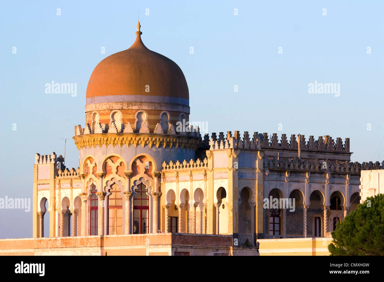 Beautiful arabic dome in the south of Italy Stock Photo - Alamy
