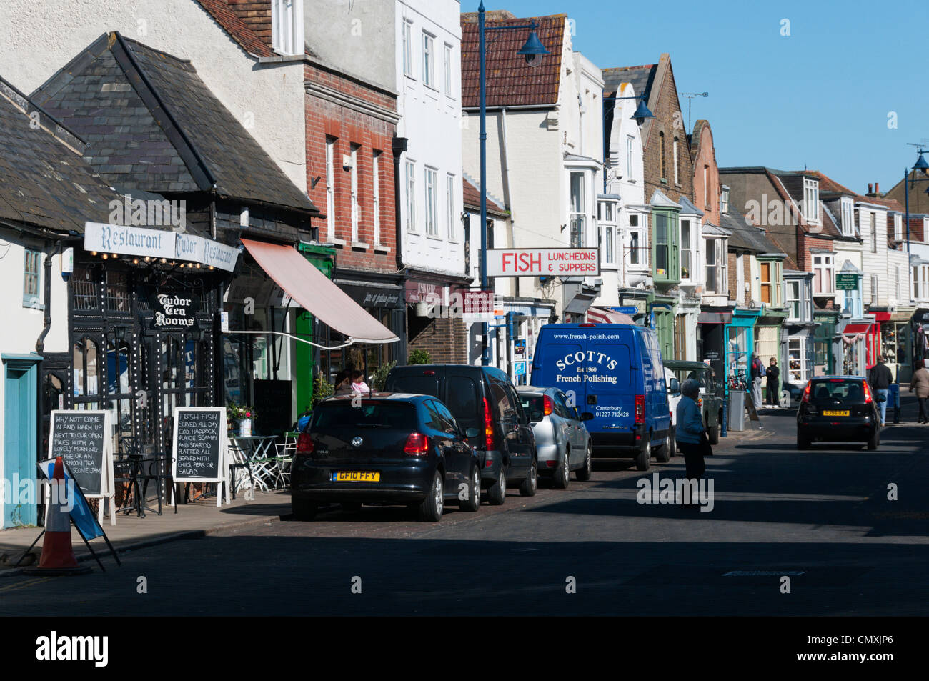 Harbour Street in Whitstable, Kent Stock Photo - Alamy