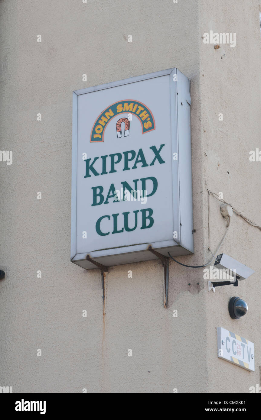 Kippax band club, Kippax Stock Photo - Alamy