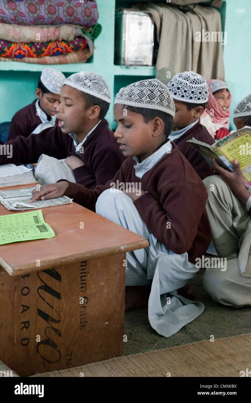 Madrasa Students, Madrasa Imdadul Uloom, Dehradun, India Stock Photo ...