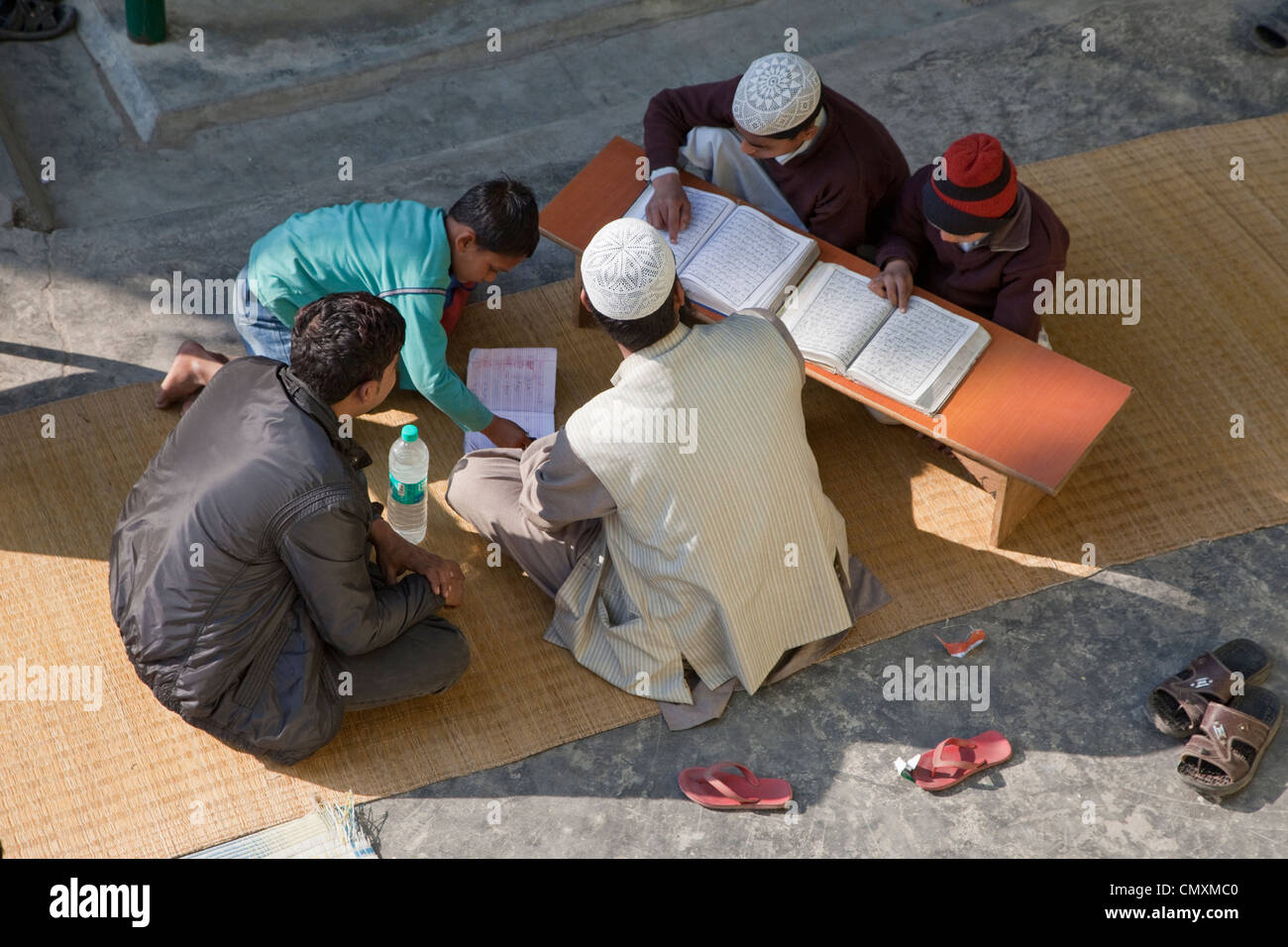 Imam Listens as Madrasa Students Read their Koranic Lessons, Madrasa ...