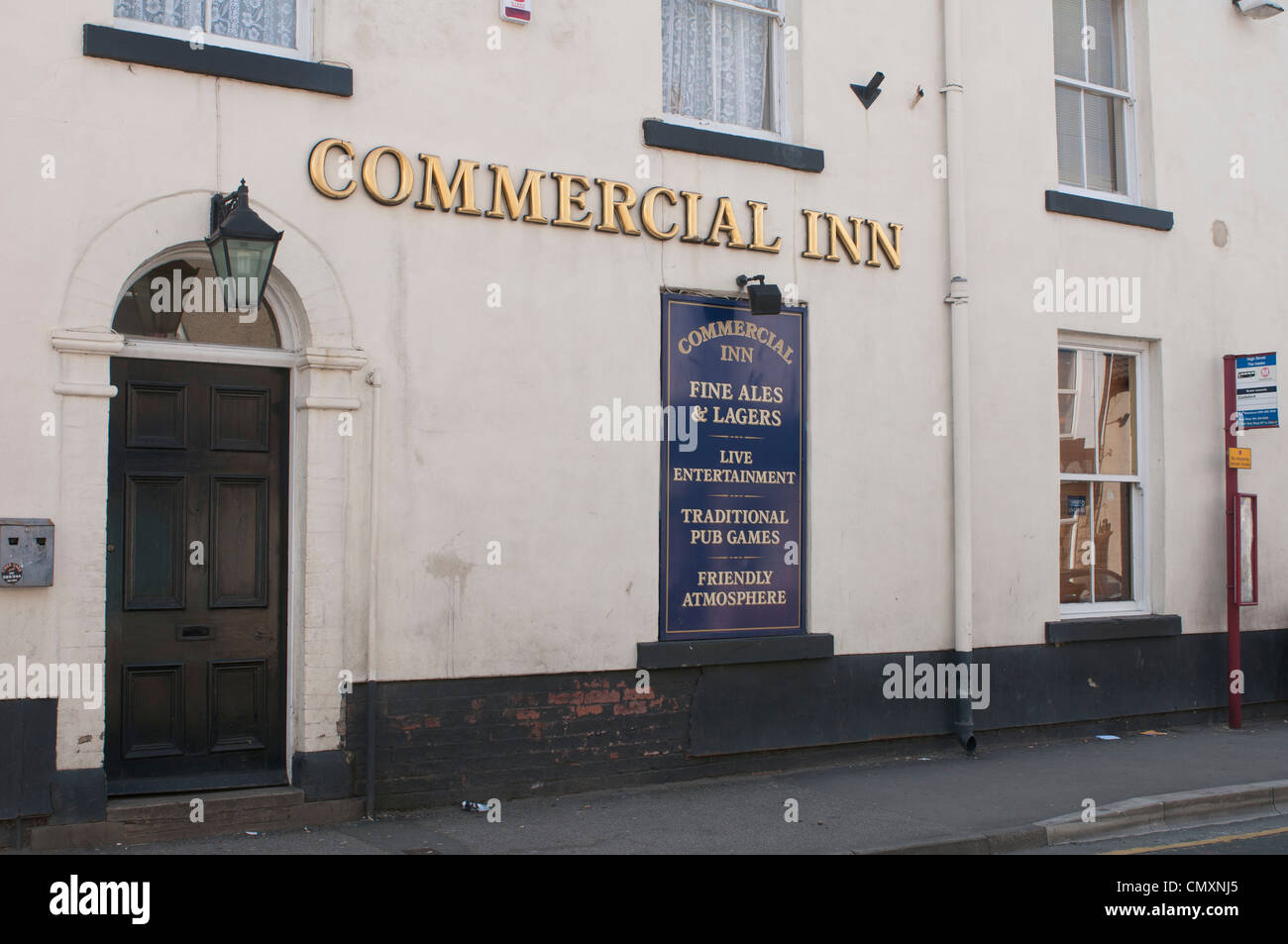 Commercial Inn; Kippax High Street Stock Photo - Alamy