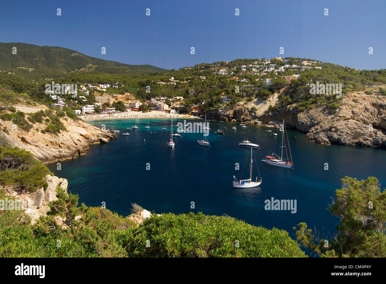 Cala bassa beach ibiza island hi-res stock photography and images - Alamy