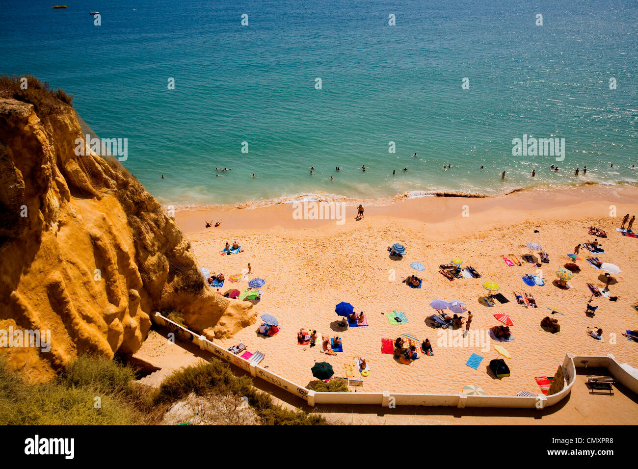 Beach life albufeira algarve portugal hi-res stock photography and ...