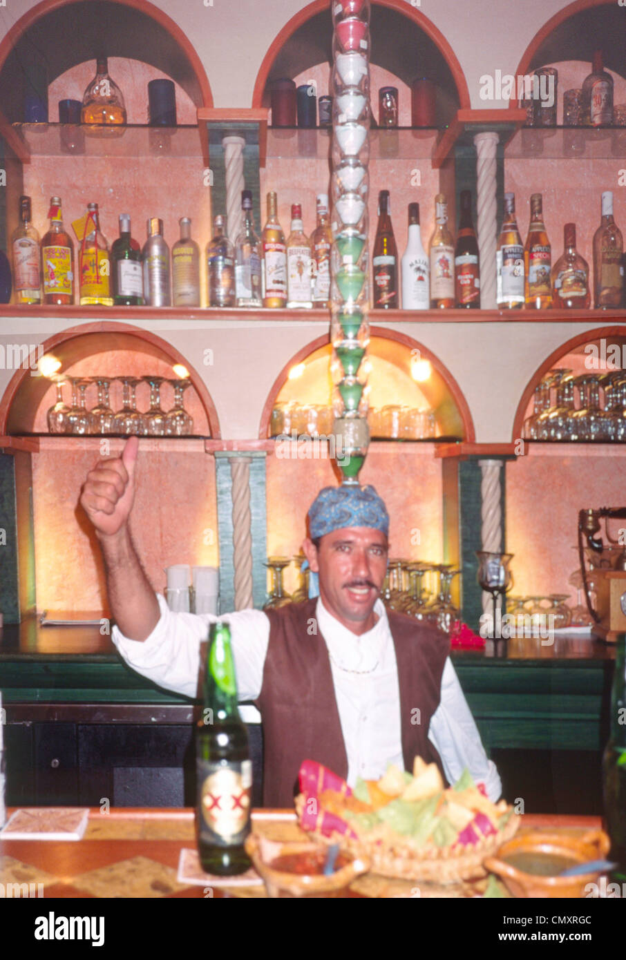 Mex, Cozumel, Barkeeper Stock Photo - Alamy
