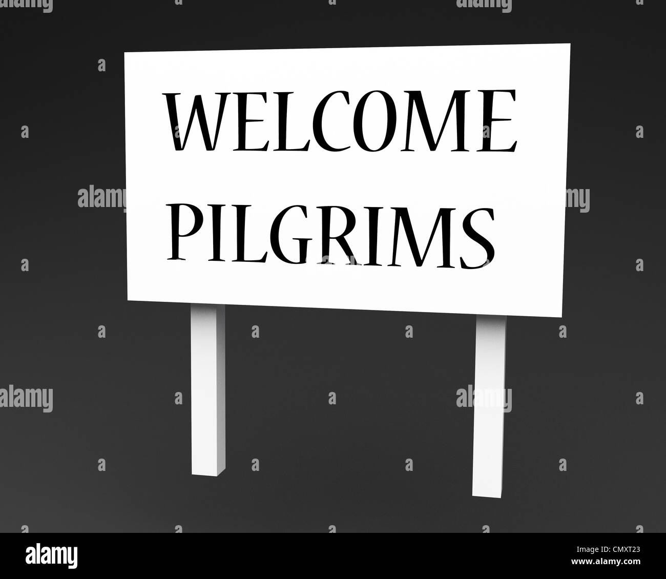Welcome pilgrims hi-res stock photography and images - Alamy