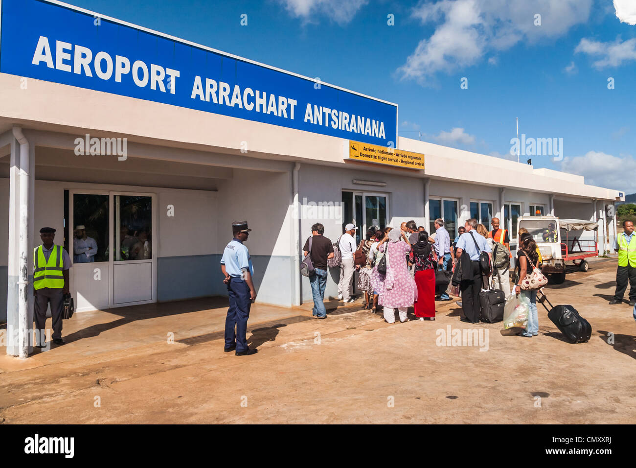 The Arrachart airport of Antsiranana (Diego Suarez), north of Stock ...