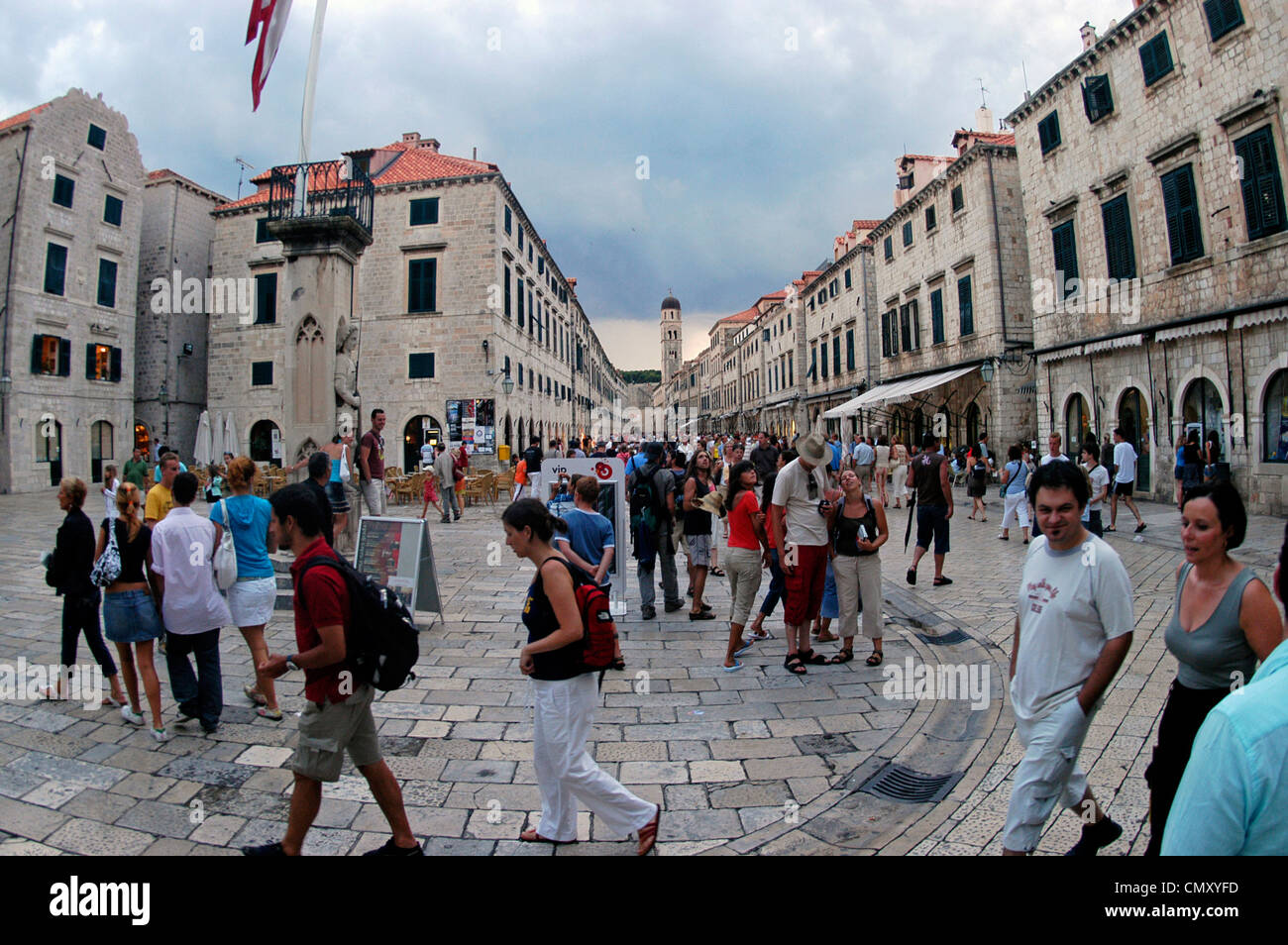 Old town square of Dubrovnik, Croatia Stock Photo - Alamy