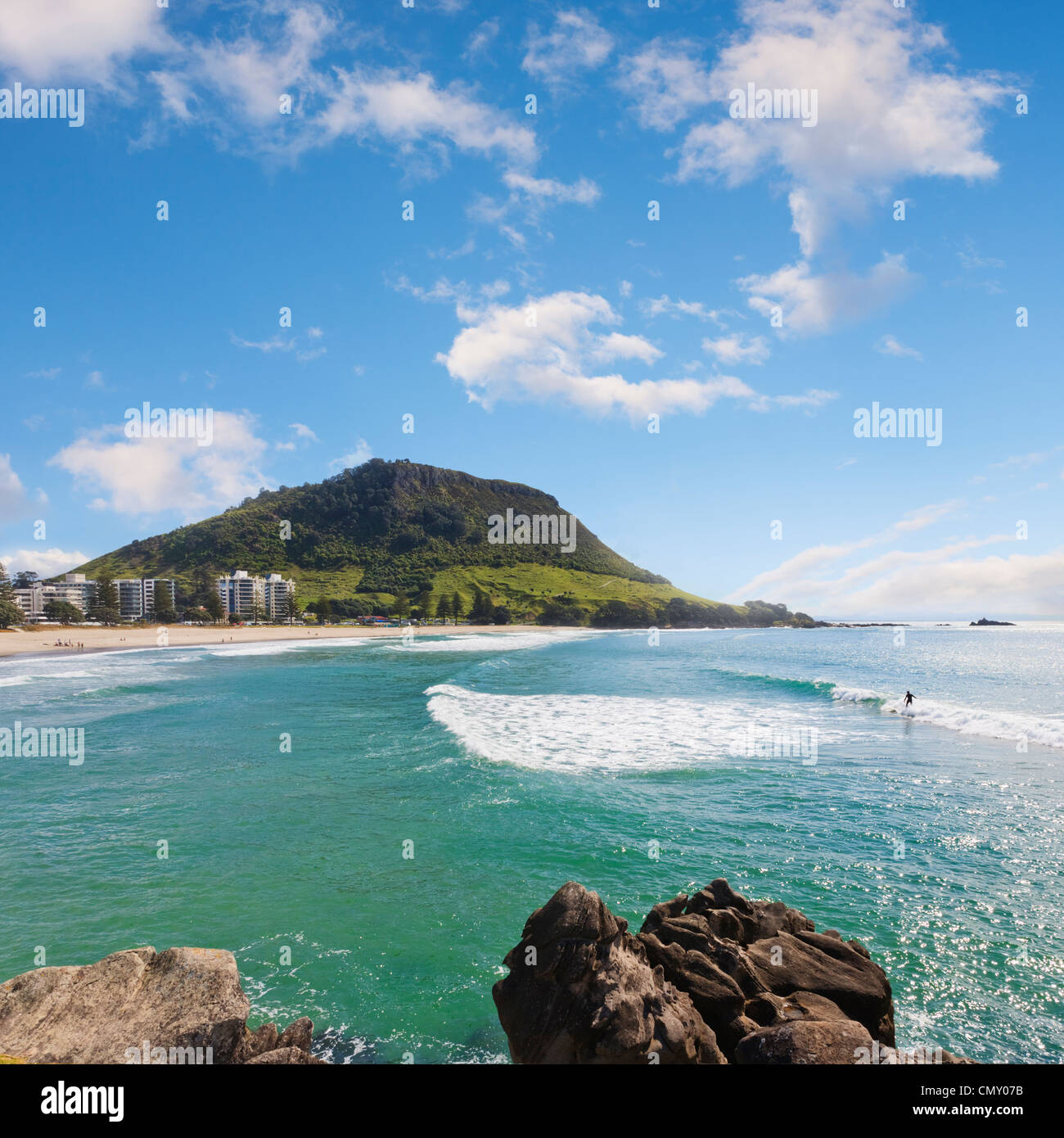 Mount Manganui, Bay of Plenty, New Zealand Stock Photo - Alamy