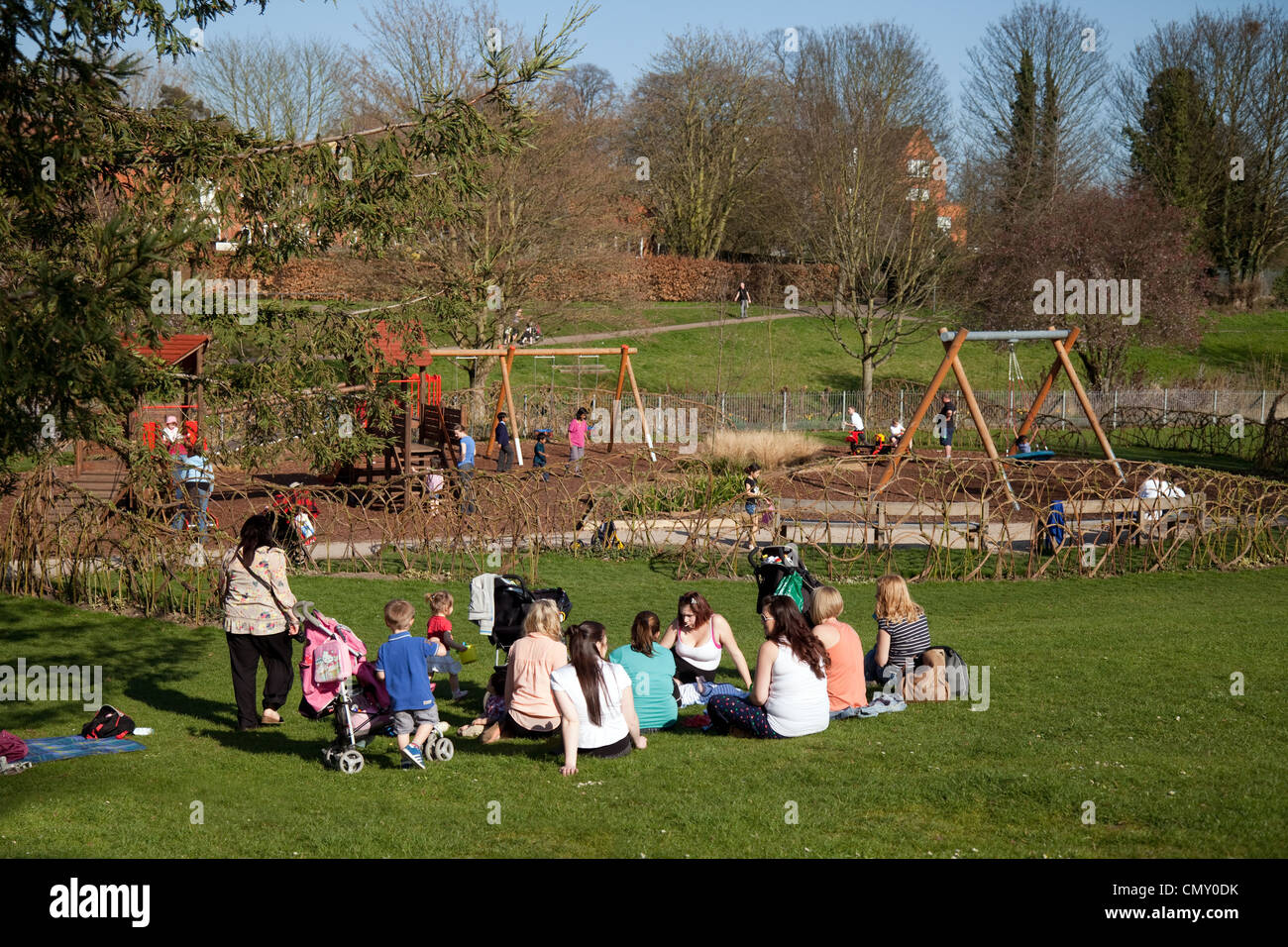 Playground children uk hi-res stock photography and images - Alamy