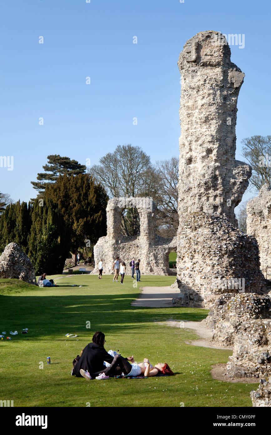 Bury st edmunds abbey gardens hi-res stock photography and images - Alamy