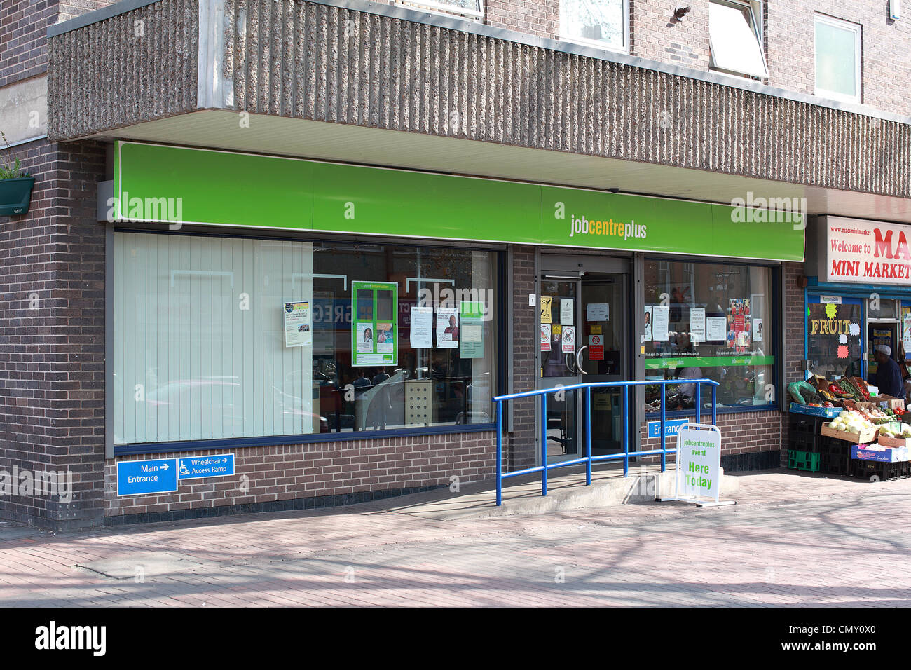 UK Job Centre Stock Photo - Alamy