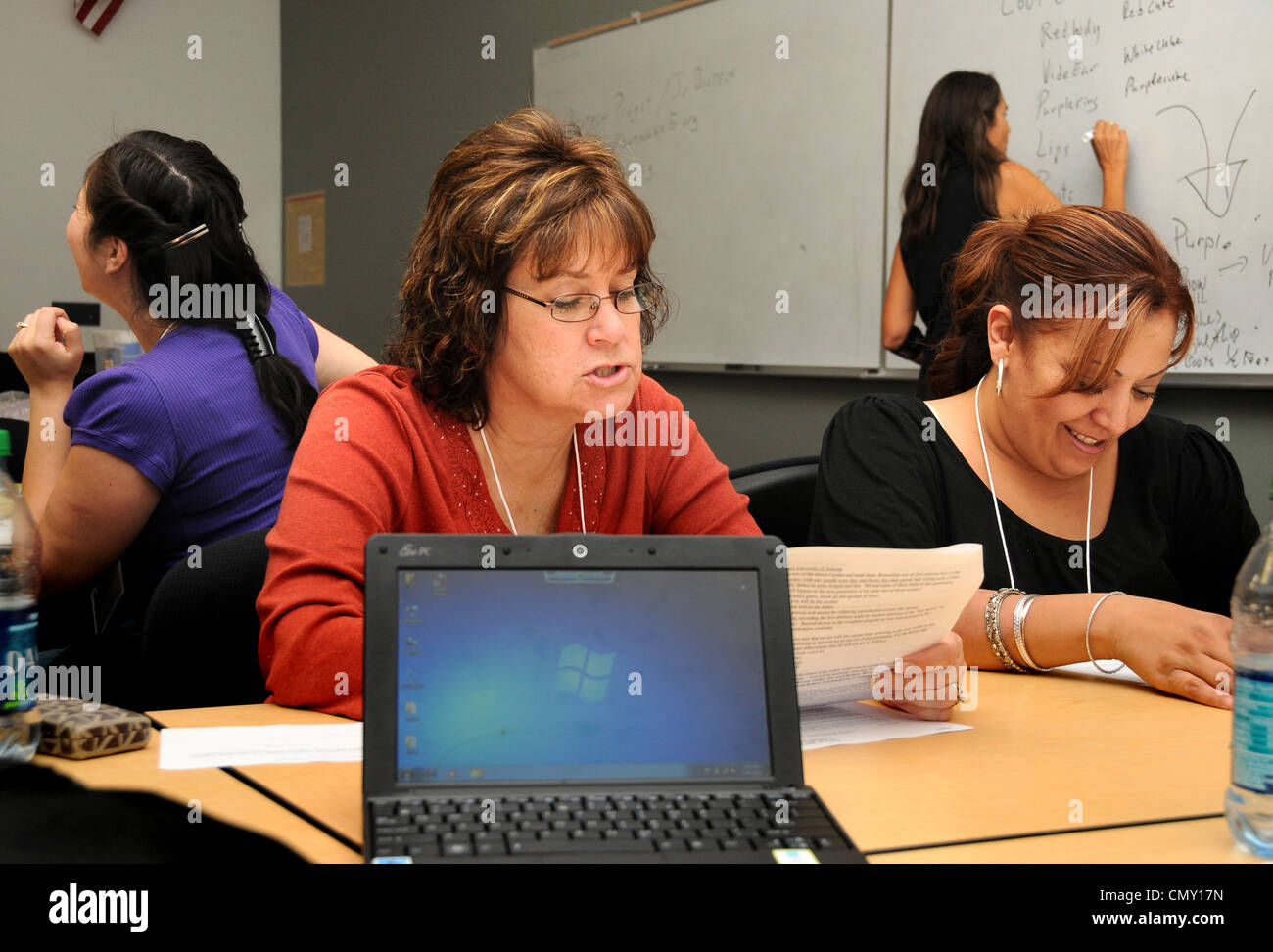 Teachers attend a workshop in Tucson, Arizona, USA Stock Photo - Alamy