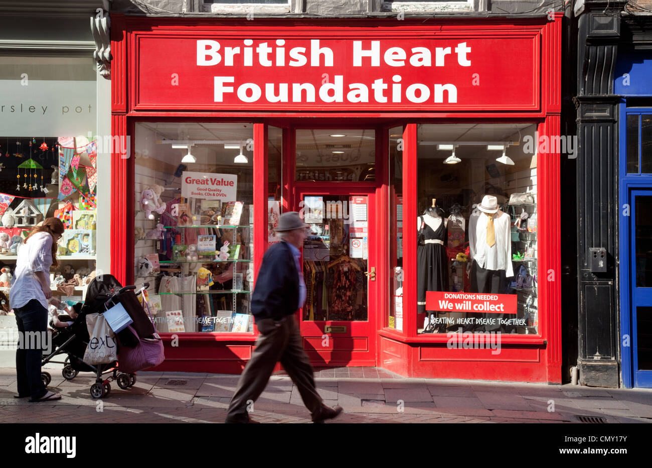 British heart foundation charity store hi-res stock photography and ...