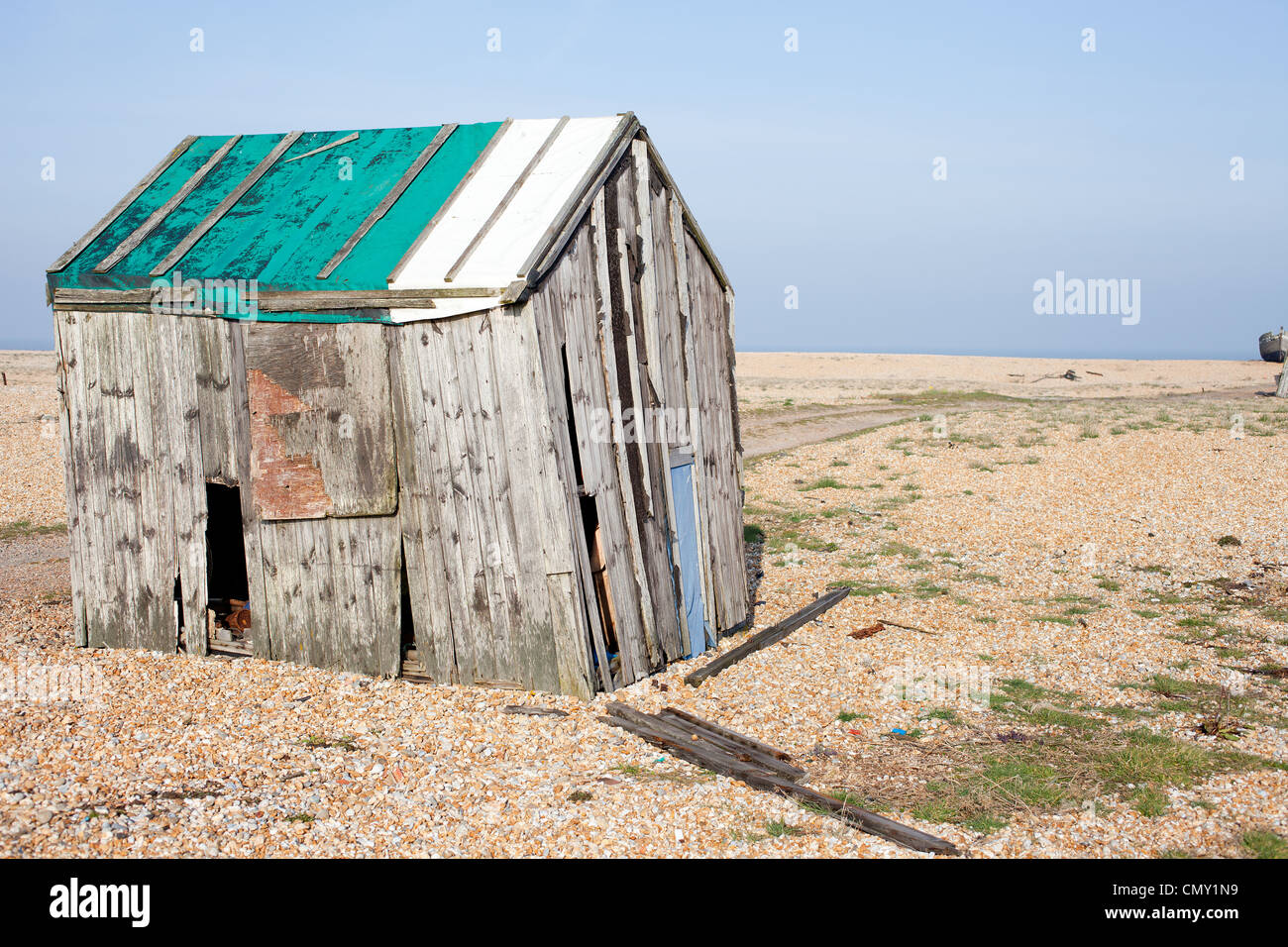 Old wooden hut falling apart hi-res stock photography and images - Alamy