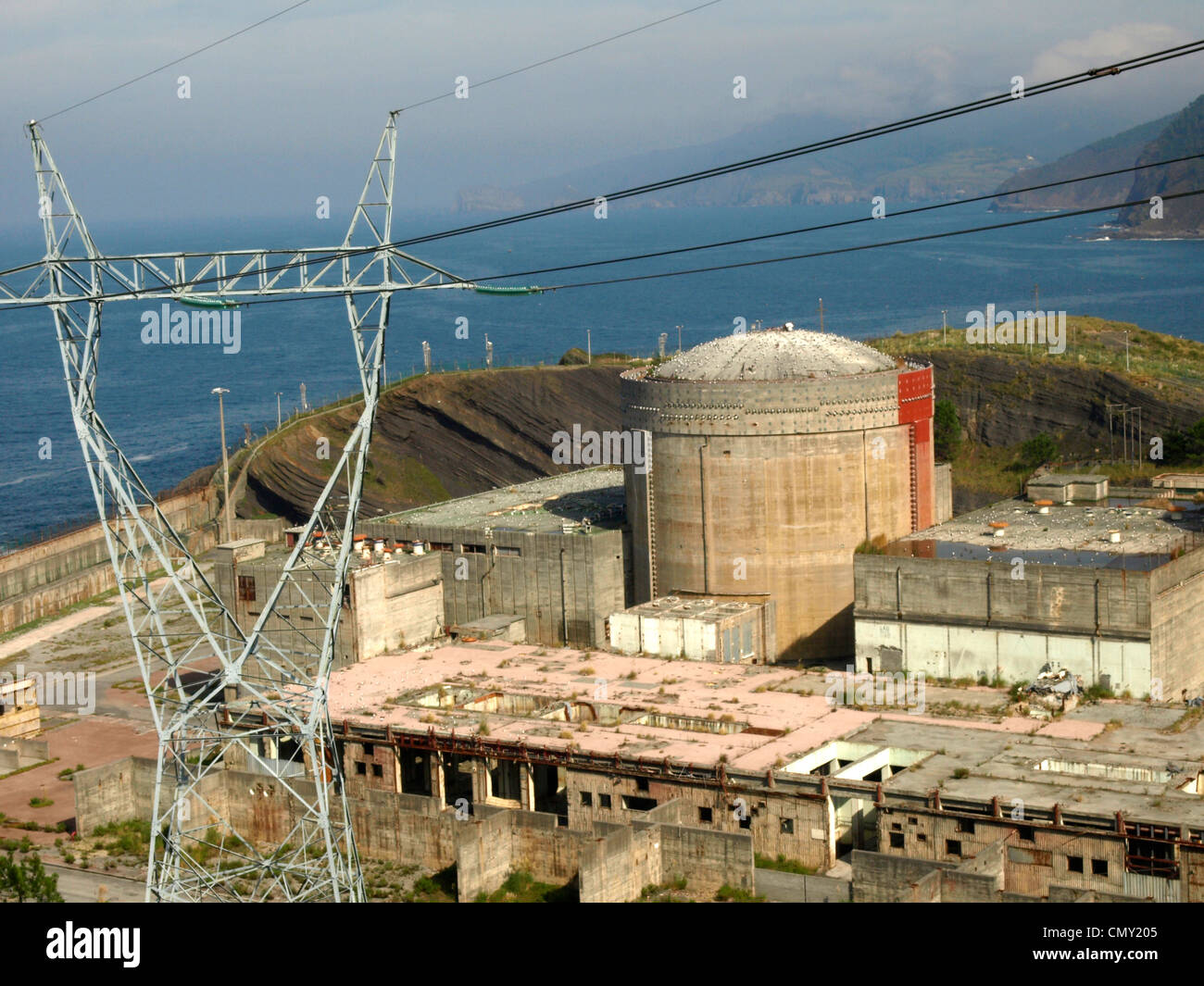 old nuclear plant in Lemoniz Stock Photo - Alamy