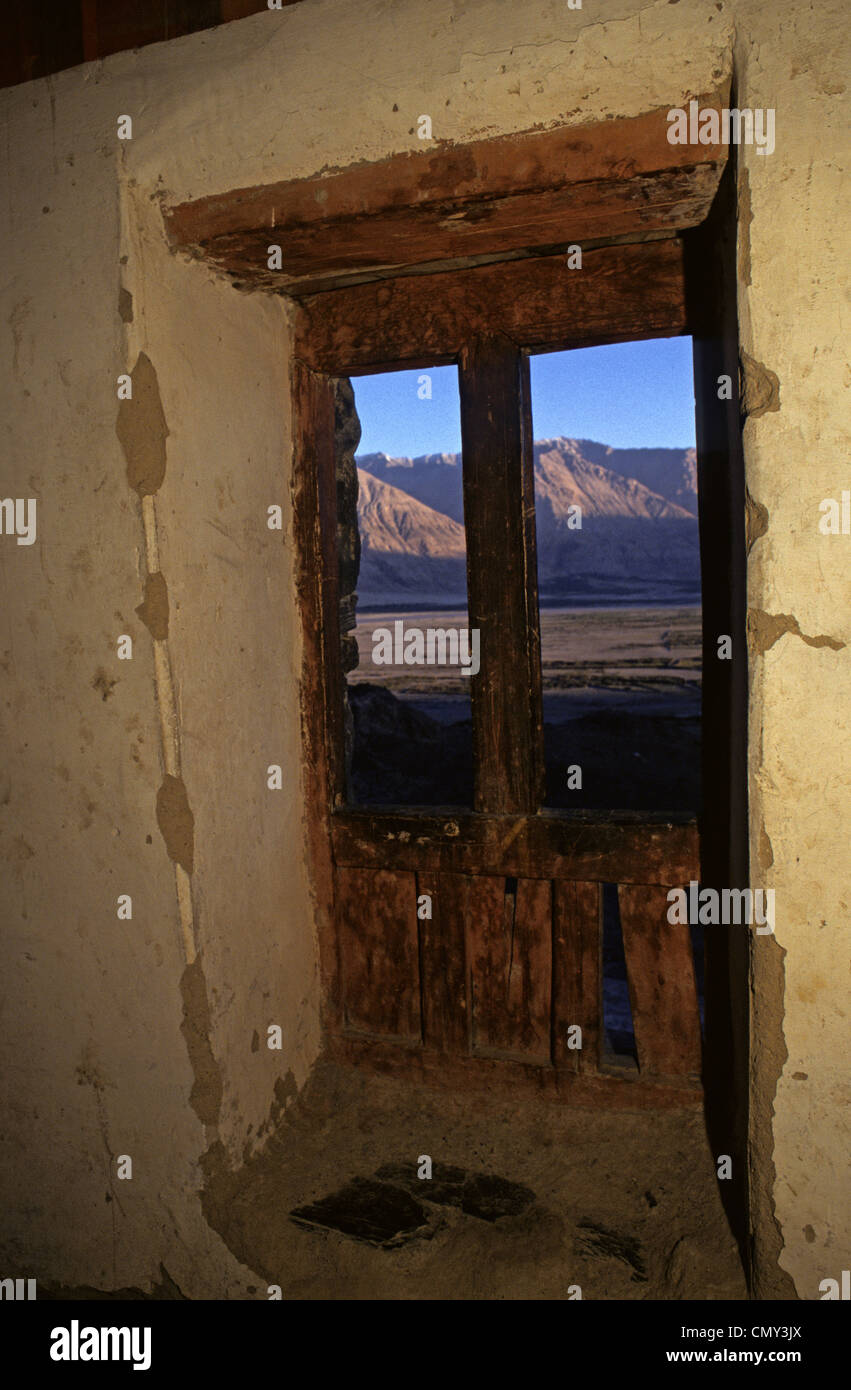 Window of a poor cottage farmhouse in the Himalayas Stock Photo - Alamy