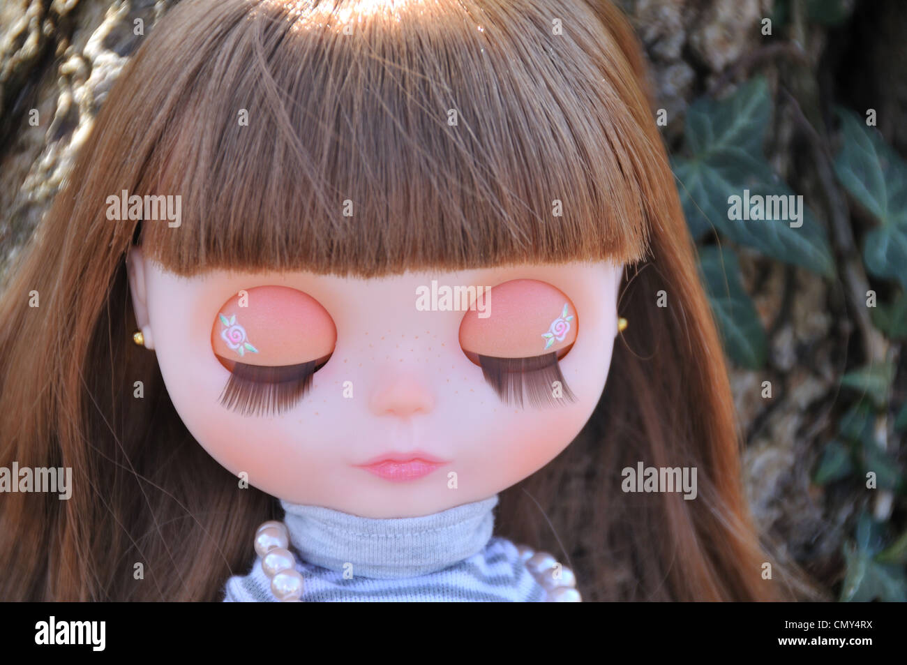 Customized Blythe doll - Base doll: Raspberry Sorbet FBL - make-up, lip ...
